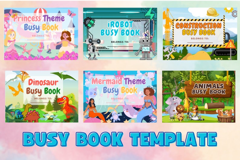 Editable Bundle Busy Book - Etsy