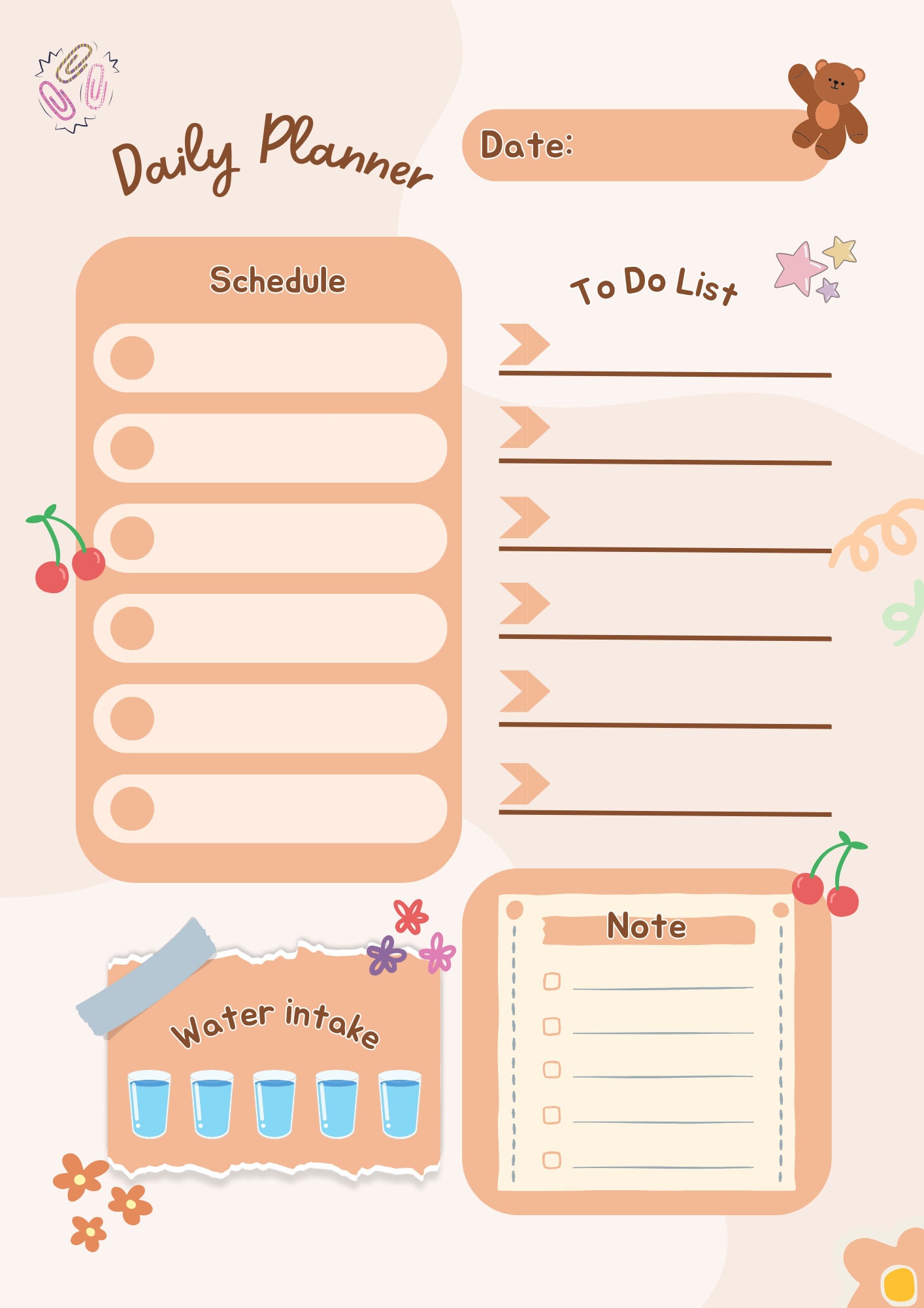 Vintage Daily Planner - Etsy