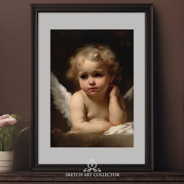 Cherub Art - Etsy