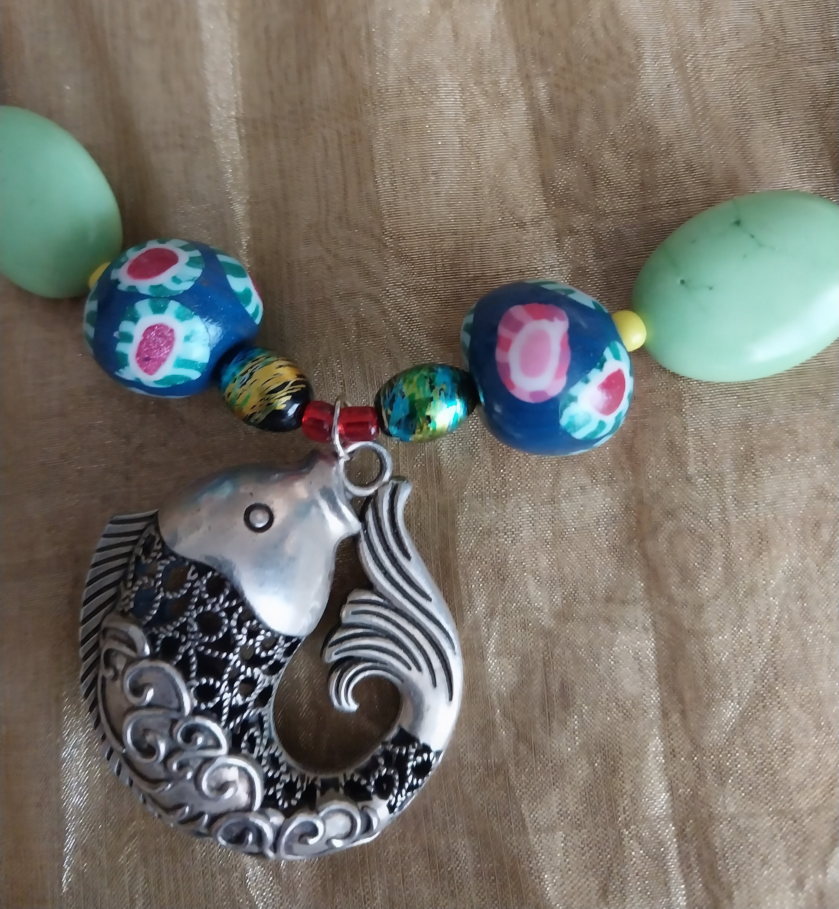 Silver Filigree Decorative Fish - Etsy