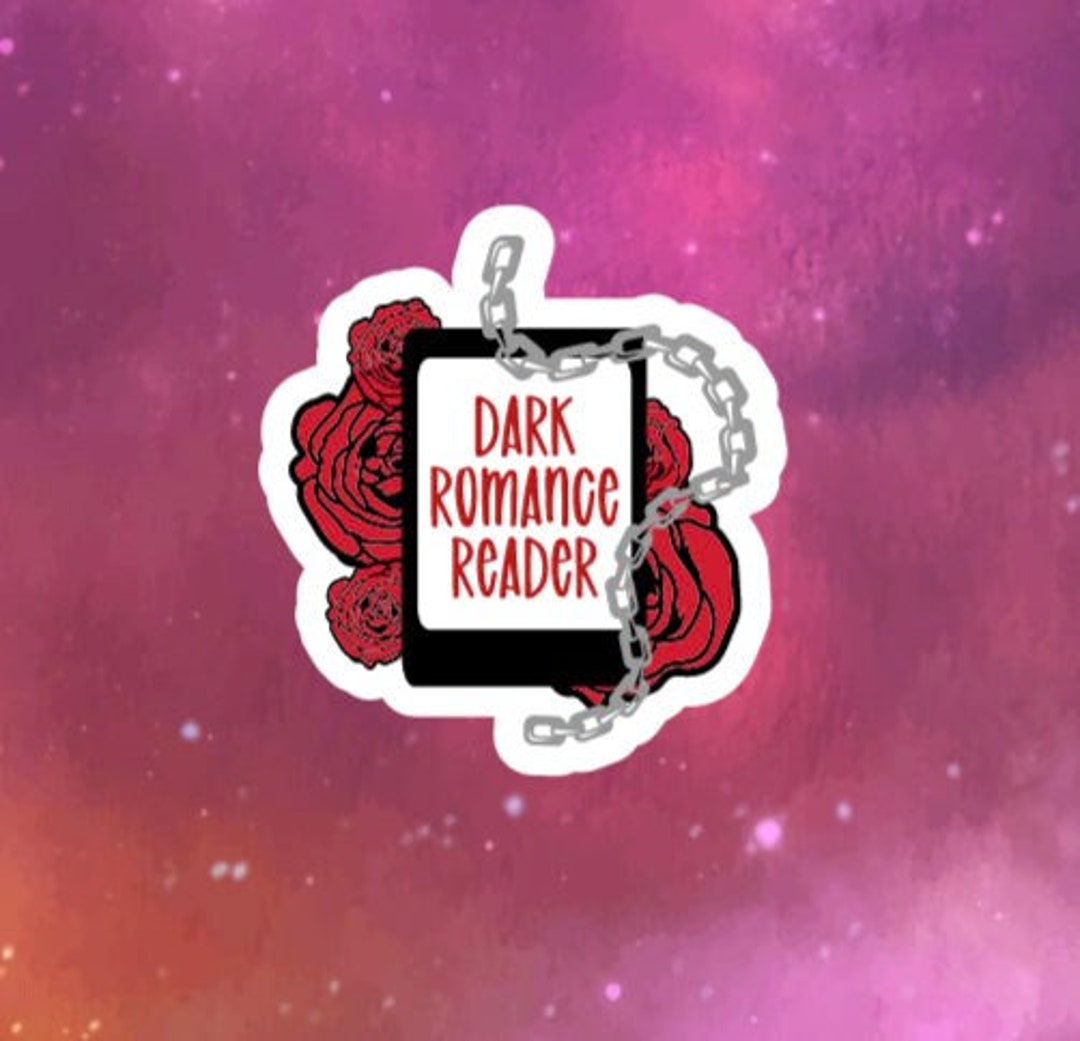 Dark Romance Reader Sticker - Etsy
