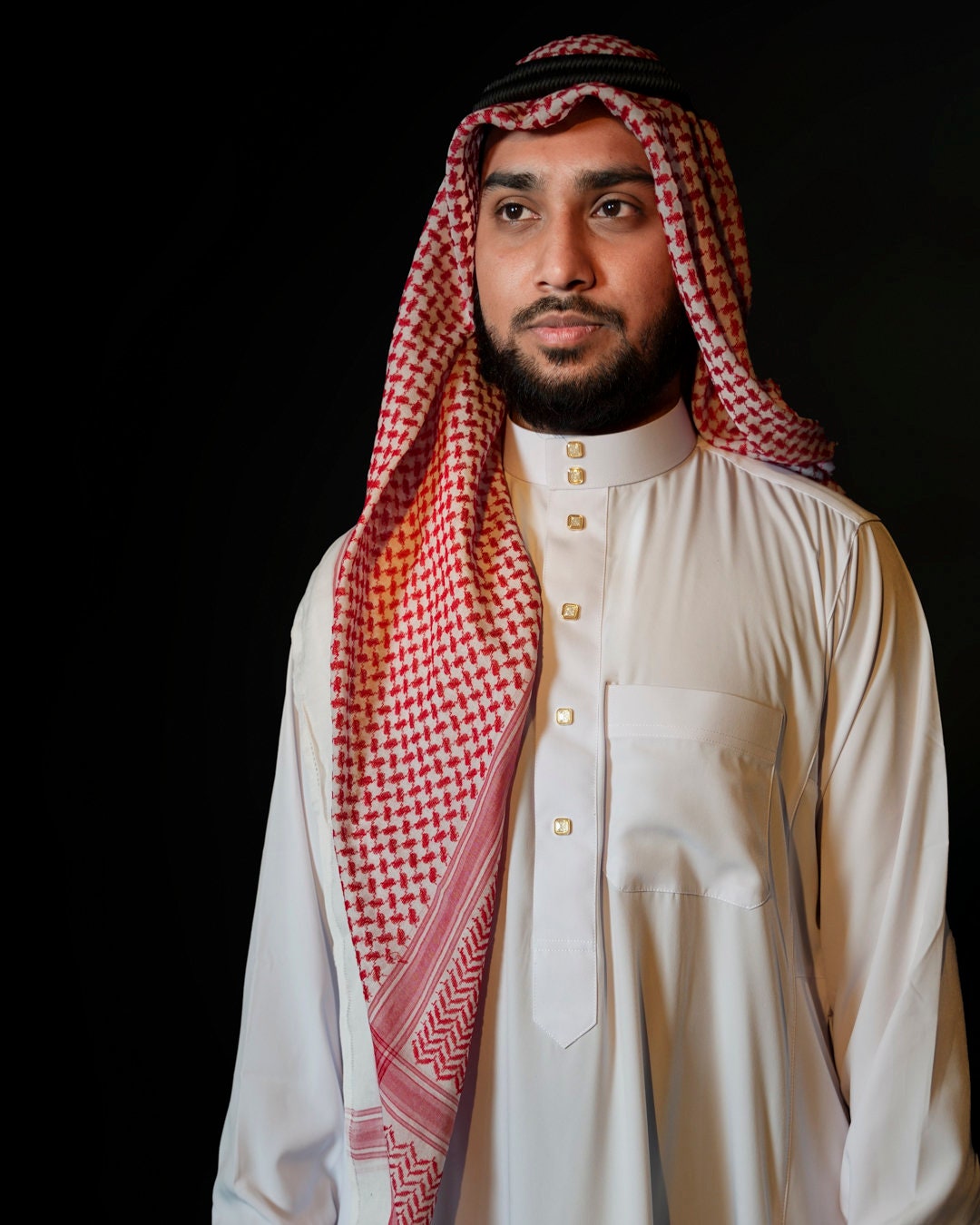 Muslim WHITE Thobe Long Sleeve SAUDI ARABIA Style - Etsy