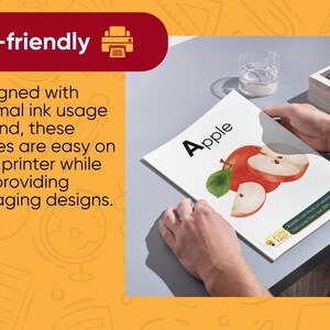 Alphabet Fruits Book Kids Printable Alphabet Book Fruit A-Z Kids ABC ...