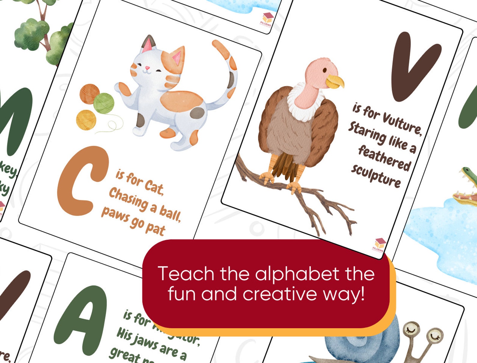 FREEBIE INSIDE Animal Alphabet With Poems for Kids Ebook / Pdf Get FREE ...