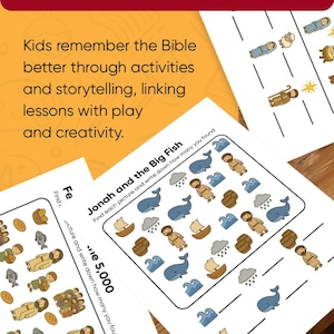 Kids Bible I Spy Game Printable Kids Church Party Games Christian Bibly ...