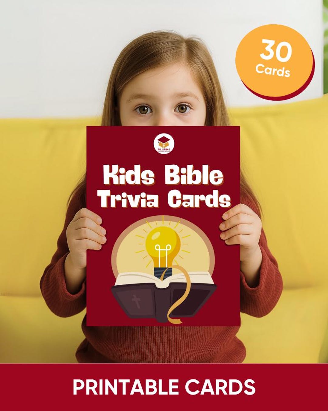 Kids Bible Trivia Games Who Am I Activity Cards Sunday School Christian ...