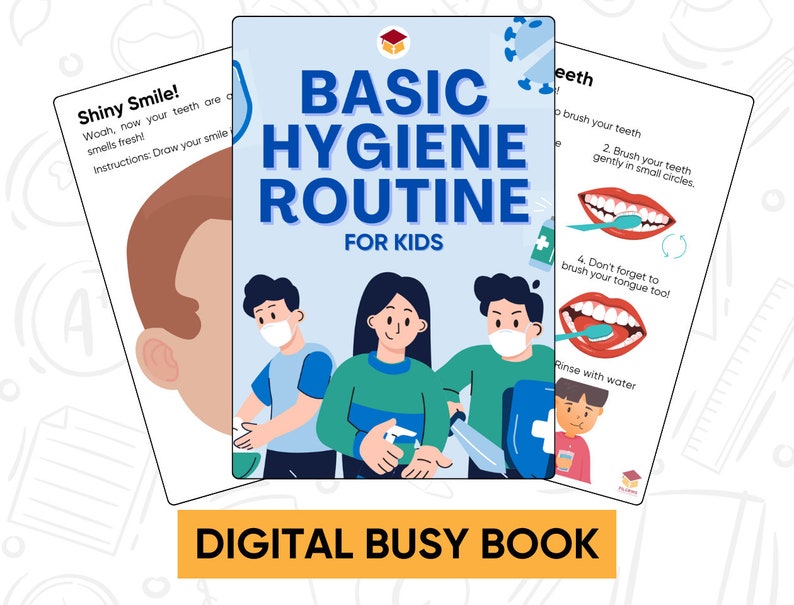 Kids Morning Menu Activity Book Kids Morning Routine Worksheets ...