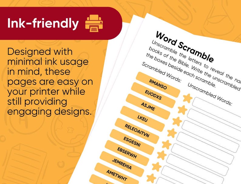 Kids Bible Books Activity for Kids Sunday School Bible Worksheets Old ...