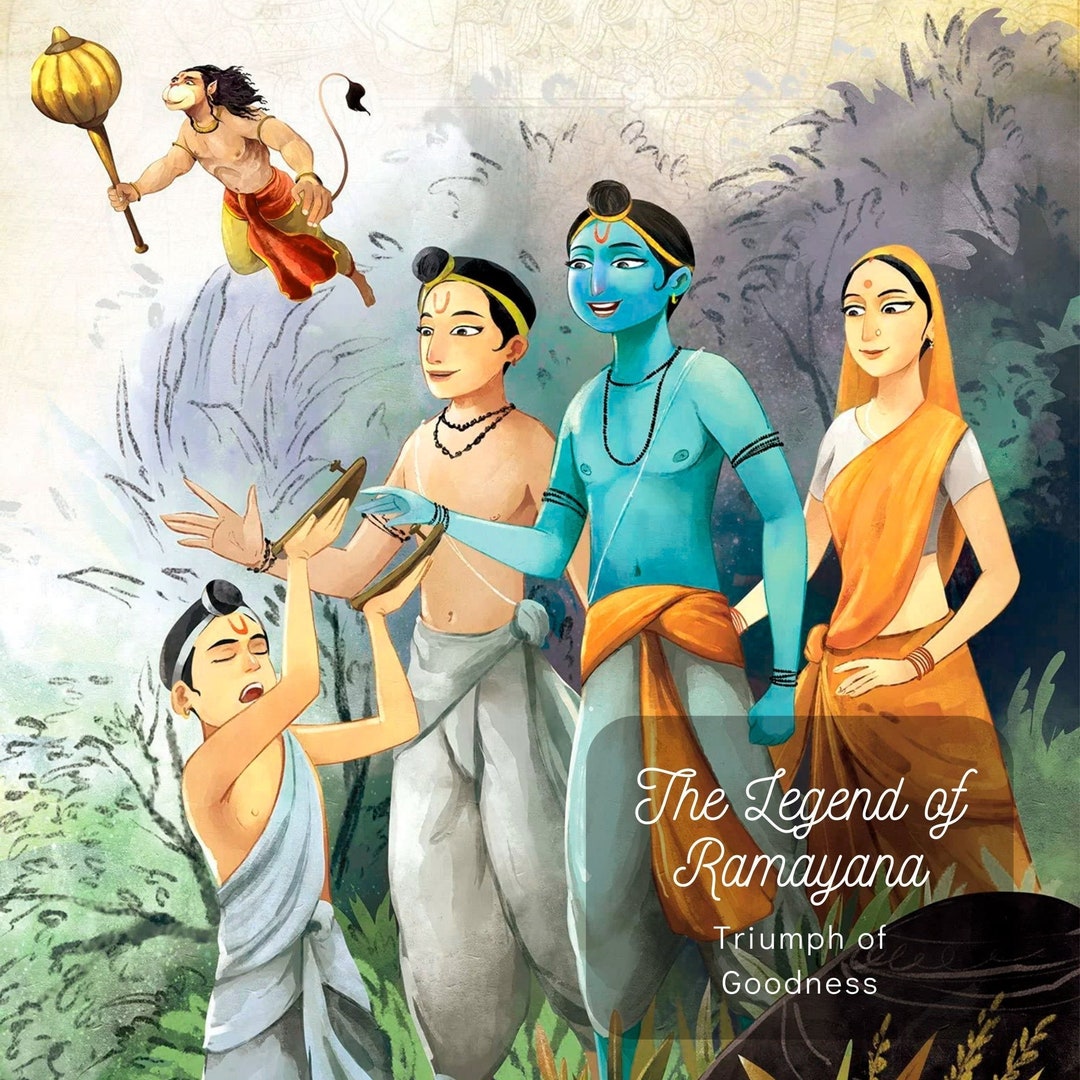 Kids Book - the Legend of Ramayana : Triumph of Goodness, an Epic ...