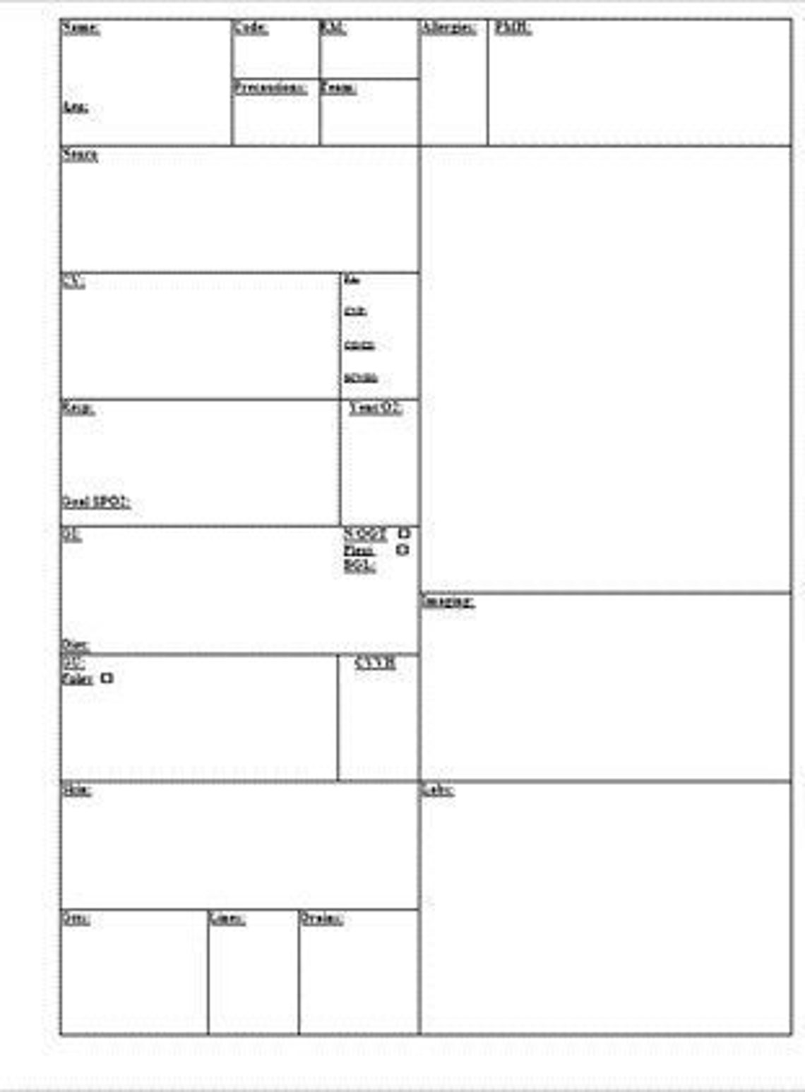 ICU Nursing Report Sheet for 1900-0700 - Etsy