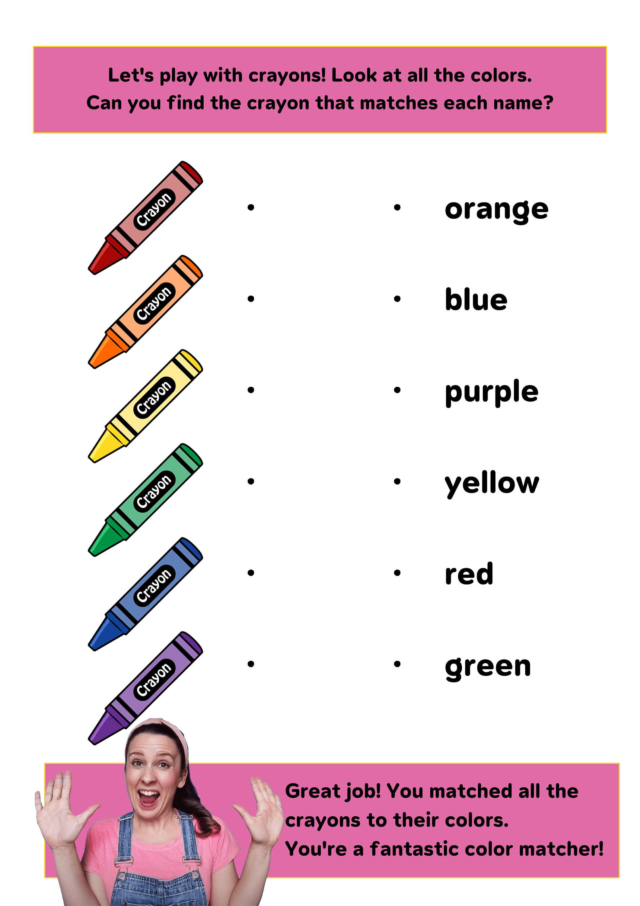 Learn Colors With Ms. Rachel - Etsy