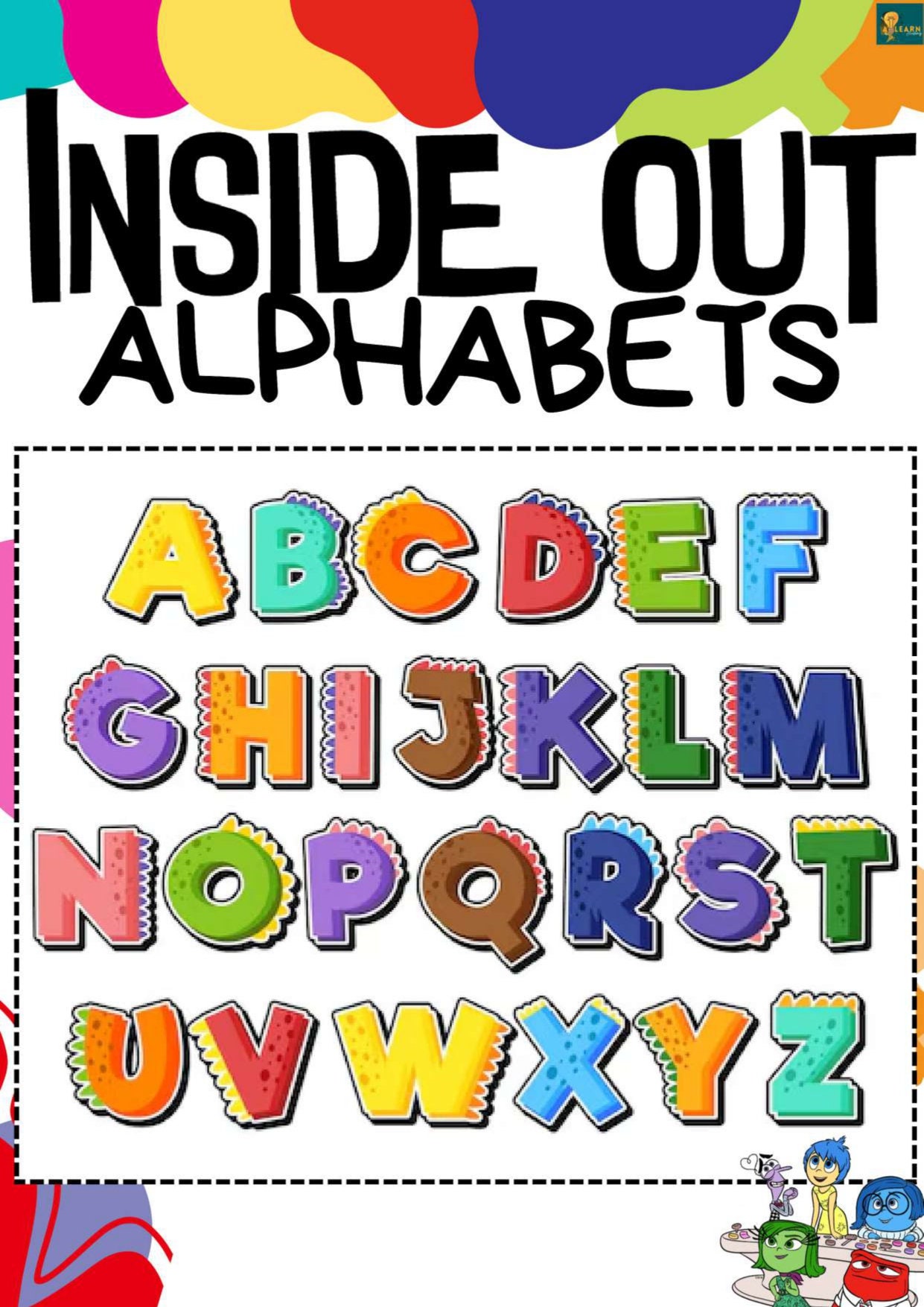 INSIDE OUT Activity Book - Etsy