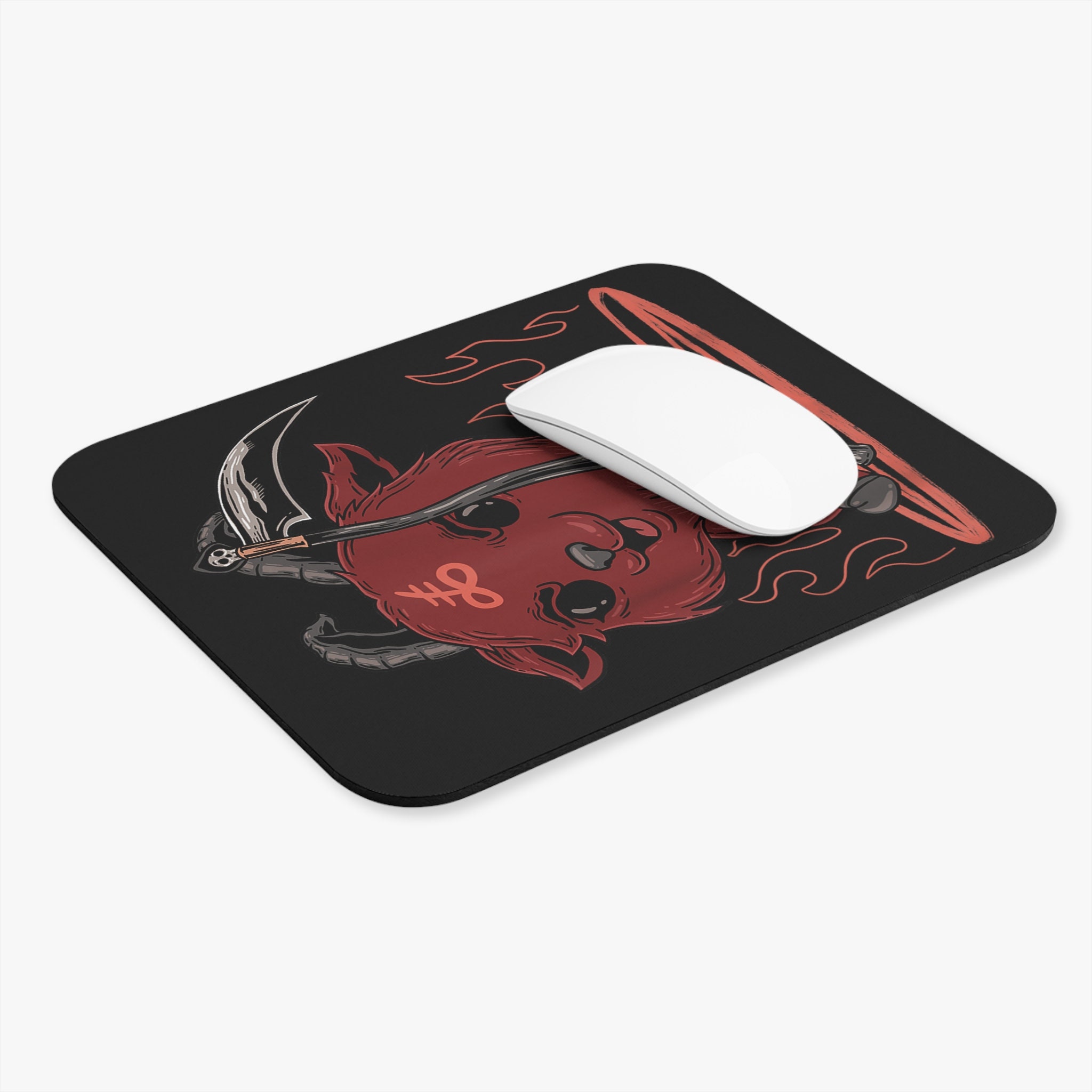 Kawaii Goth Satanic Baby Baphomet Mouse Pad Kawaii Occult - Etsy