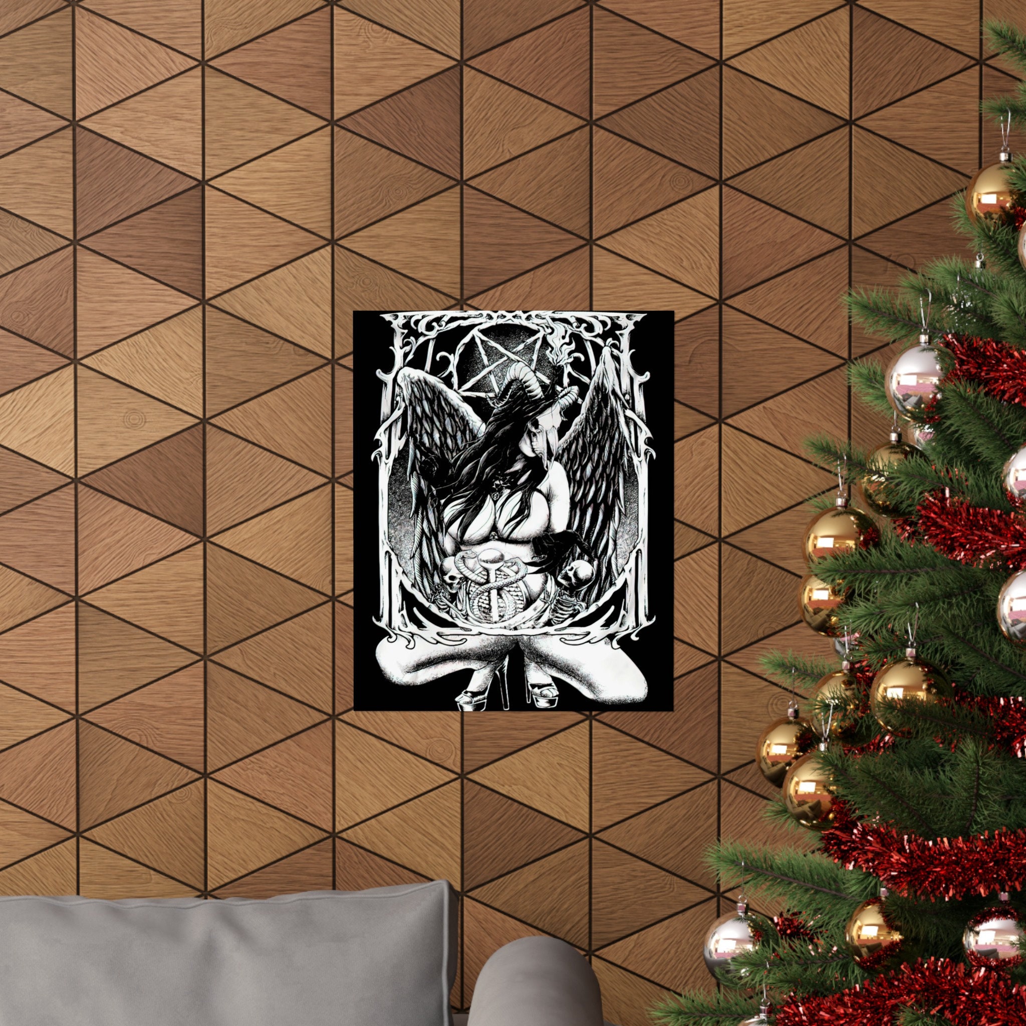 Beautiful Satan Matte Vertical Posters, Satan Girl Posters, Tattoo ...