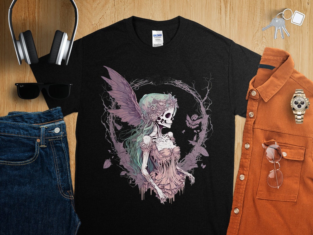 Goth Fairycore Shirt, Aesthetic Gothic Fairy Shirt, Aesthetic T-shirt ...