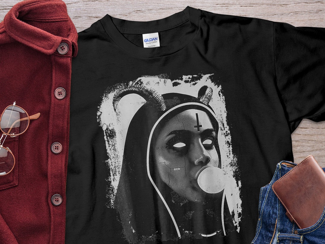 Wicked Occult Satanic Nun Gothic Tattoo Lilith Witch Pagan Unisex T ...