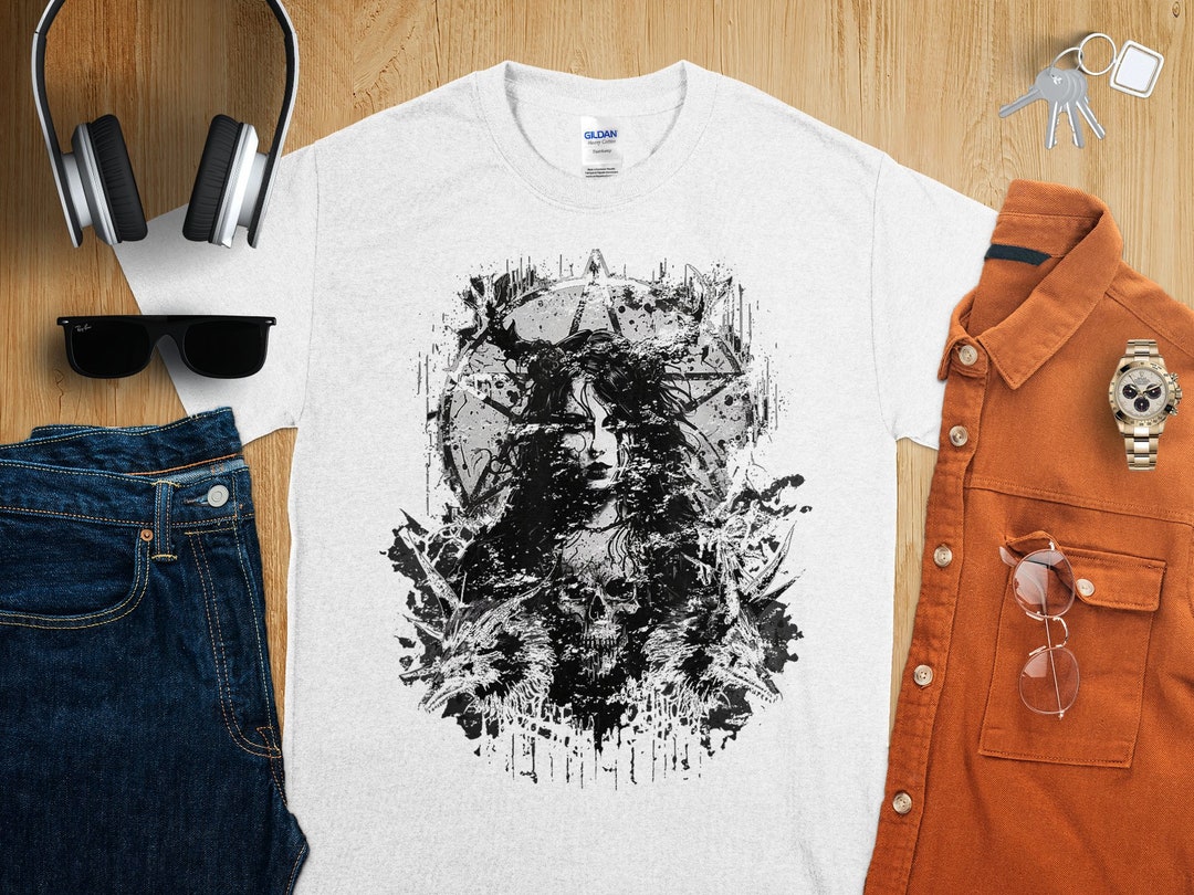 Gothic Aesthetic Occult Unholy Grunge Emo Punk Satanic Skul Girl Art ...