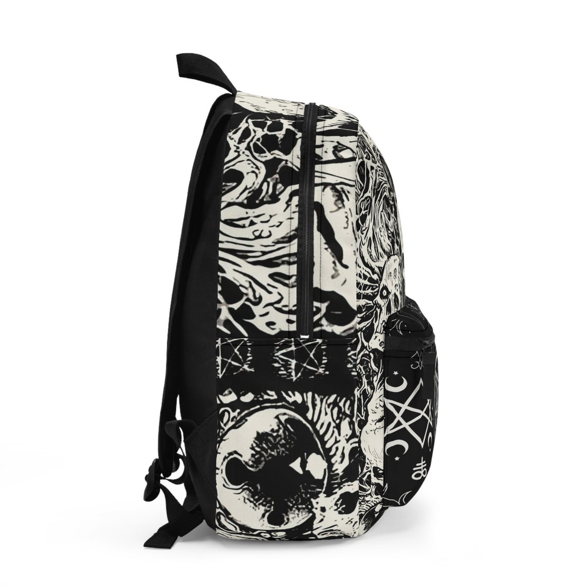 Skull and Satanic Backpack, Skeleton Backpack, Skull Backpack, Skeleton ...