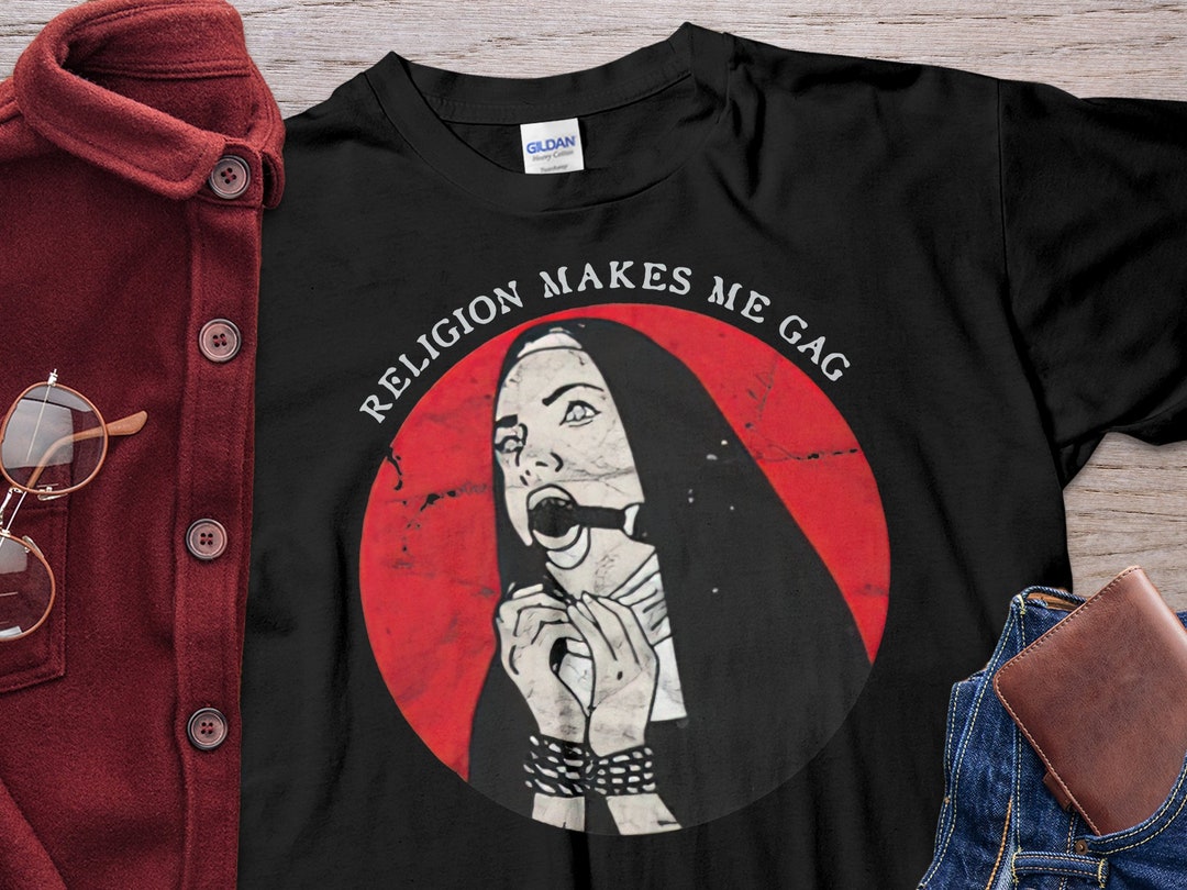 Occult Gothic Grunge Antichrist Nun Satan Devil Black Witch Tshirt ...