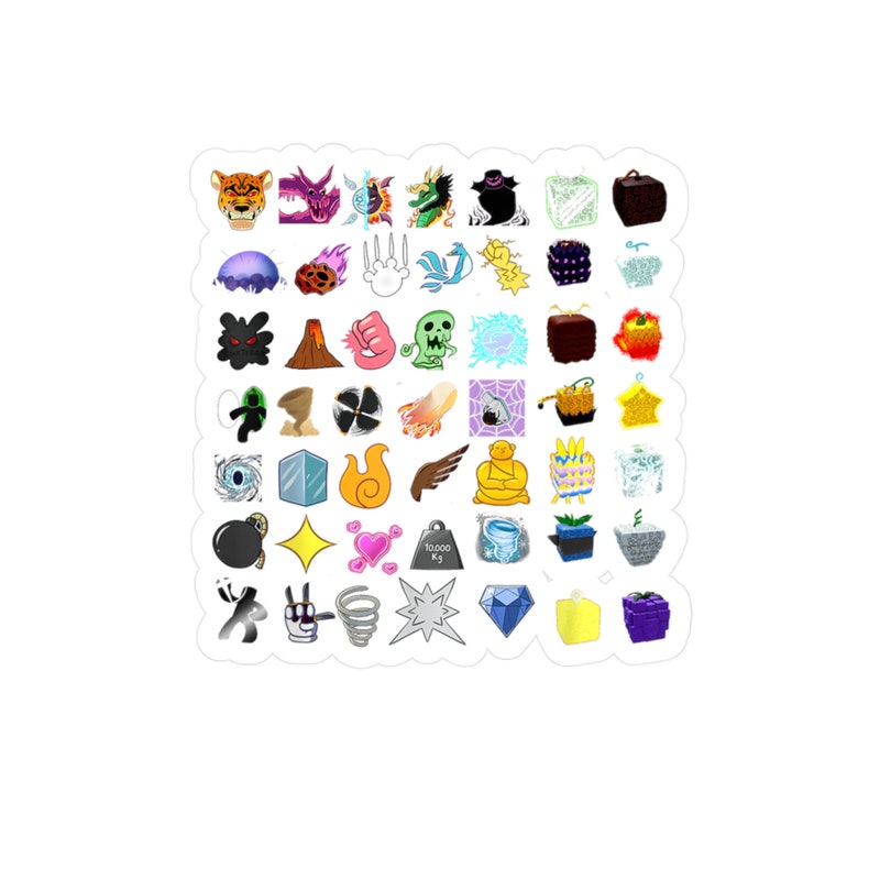Blox Fruit Sticker - Etsy