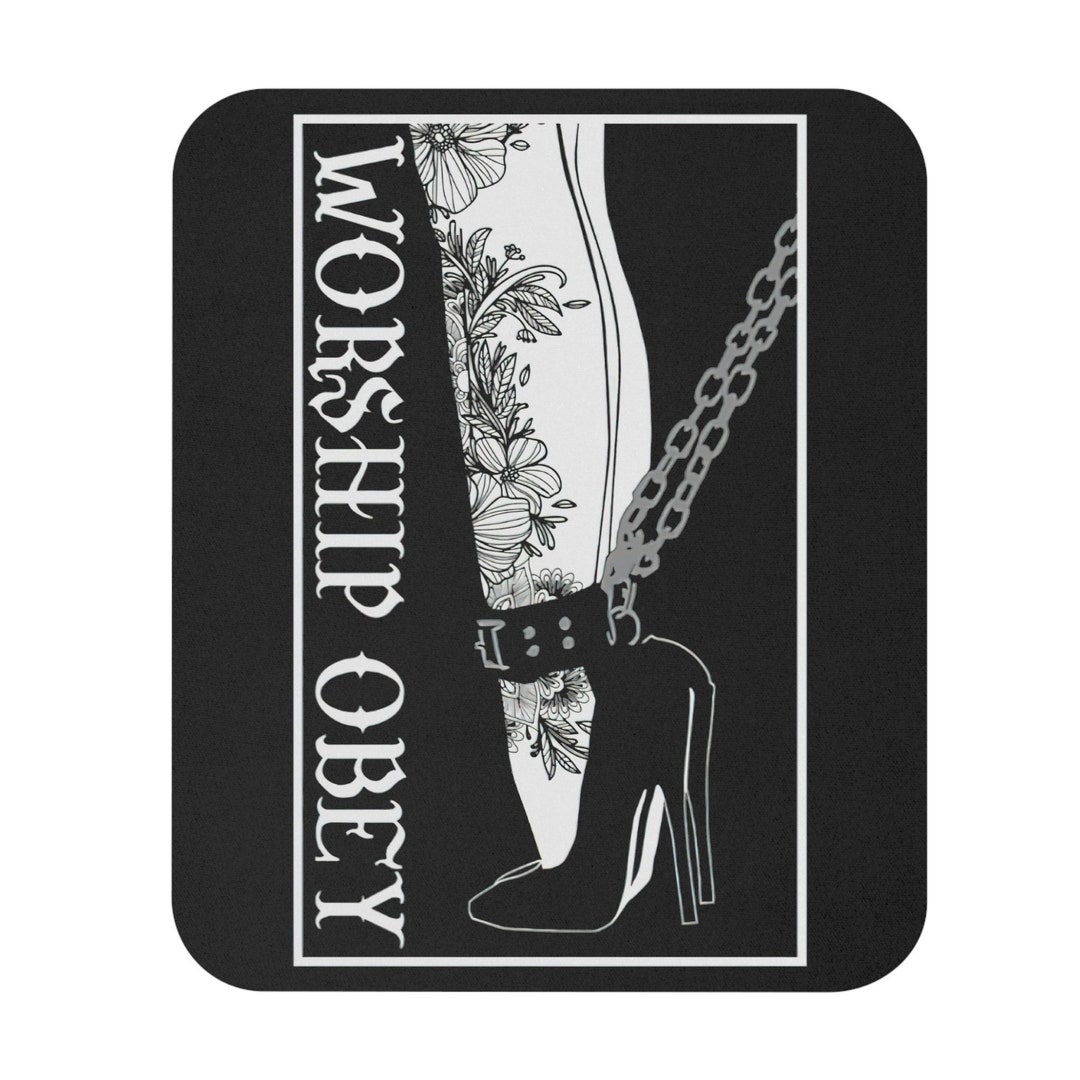 Sexy Nun Worship Obey Mouse Pad, Nun Mouse Pad, Satan Mouse Pad, Bdsm Mouse Pad, Bondage Mouse ...