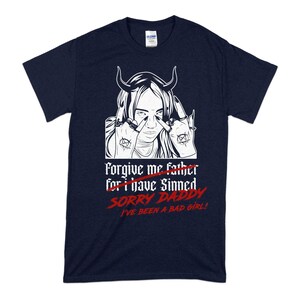 Bad Nun Satan Sorry Daddy I've Been A Bad Girl Unholy Nun - Etsy