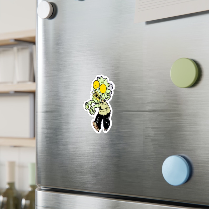 Halloween Skeleton Zombie Sticker, Playful Costumes Collectors Sticker ...