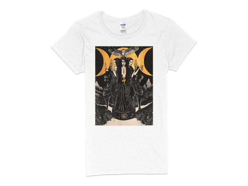 Hecate Triple Moon Goddess Shirt | Wiccan Wicca Pagan Witch T-shirt ...
