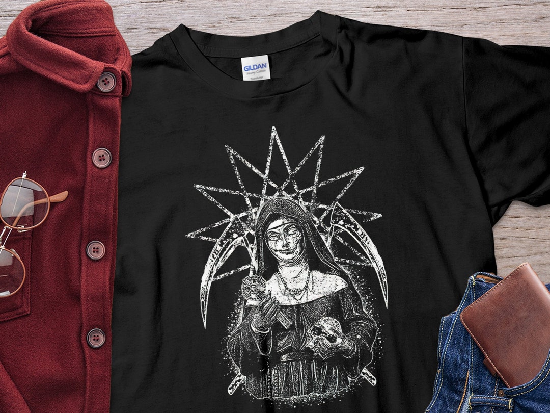 Devil Nun Skeleton Gothic Mystical Goth Unholy Nun Unisex T-shirt - Etsy