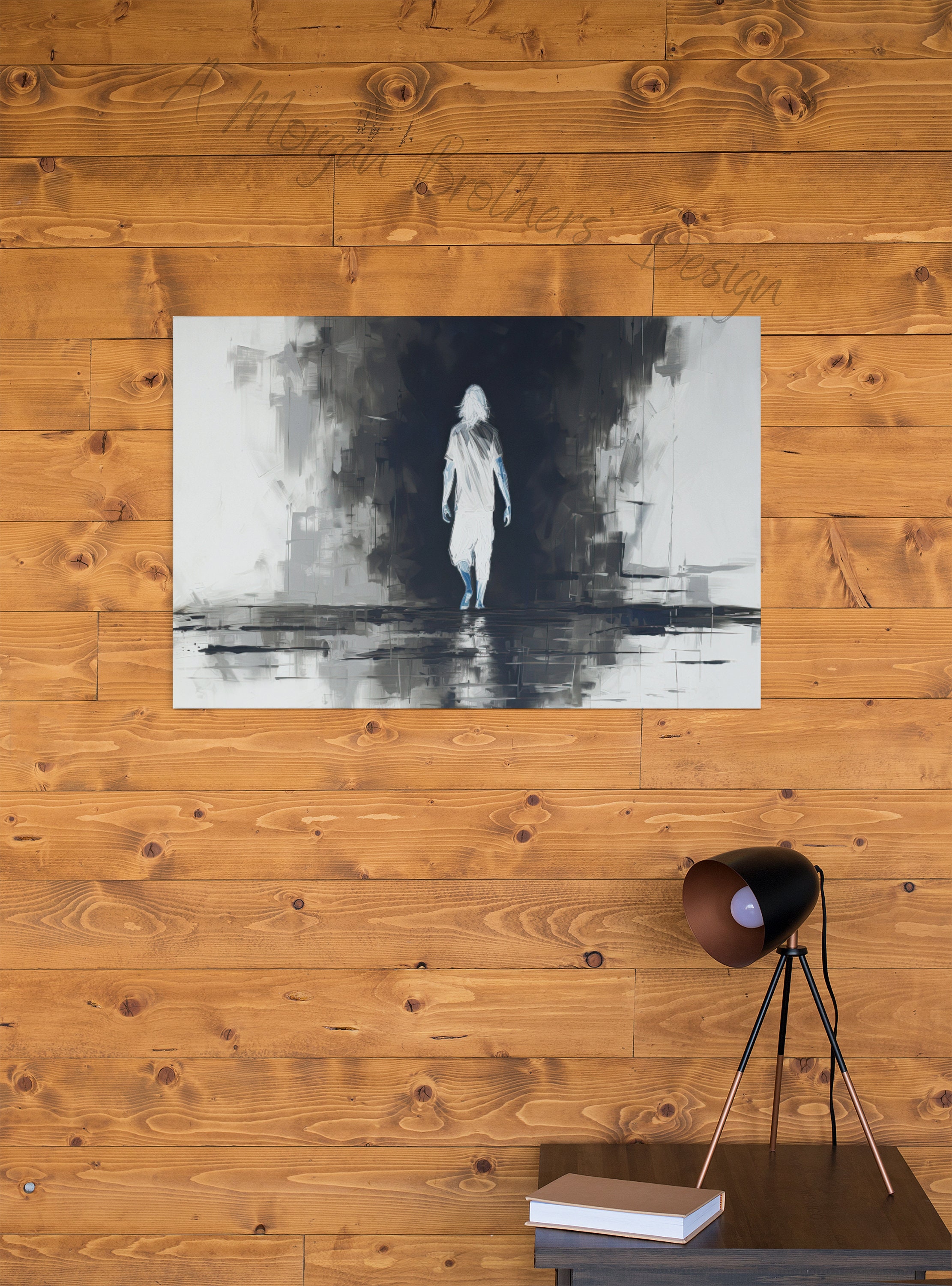 Modern Jesus Digital Invert Bible Story Wall Art Jesus Wall Art Jesus ...