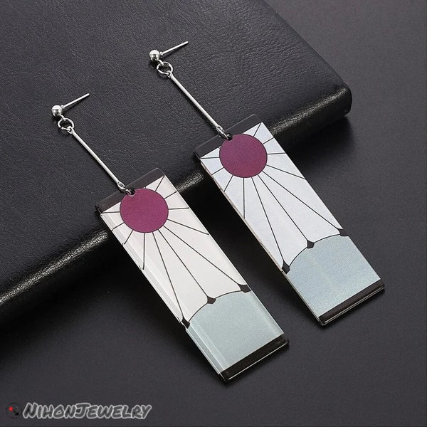 Hanafuda Earrings - Etsy