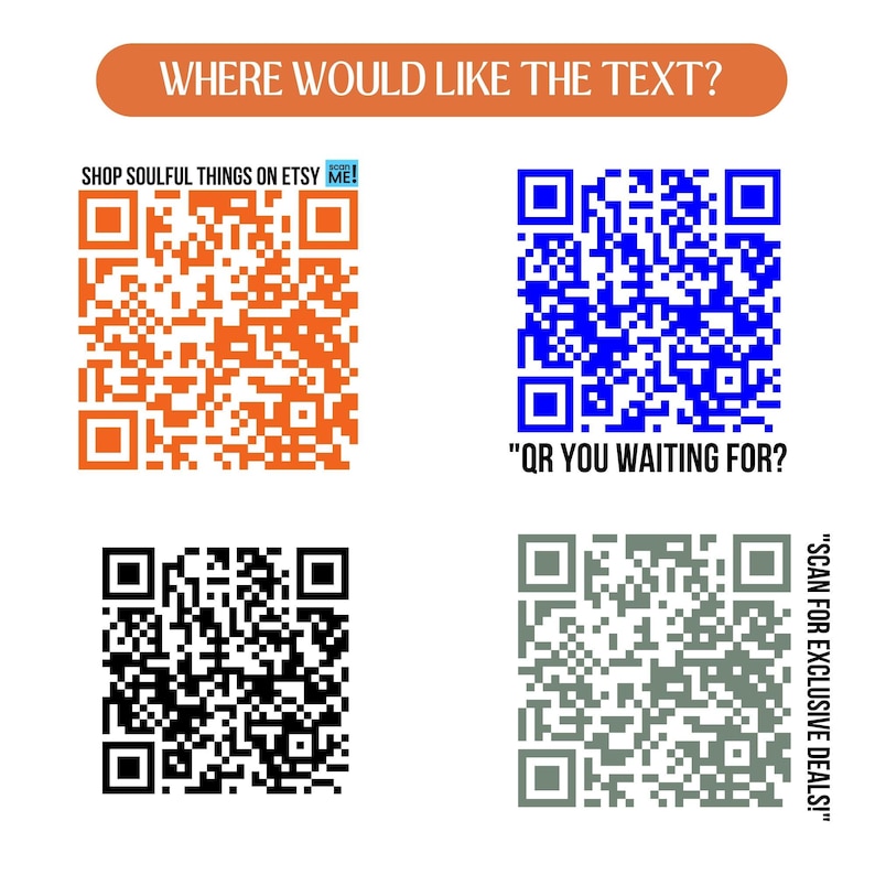 Custom QR Code Personalized Qr Code Design for Events, Menus QR Social ...
