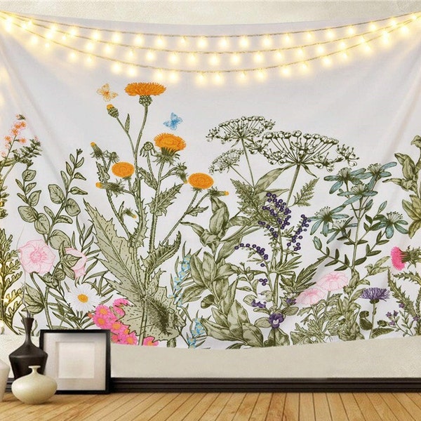Plant Wall Tapestry - Etsy