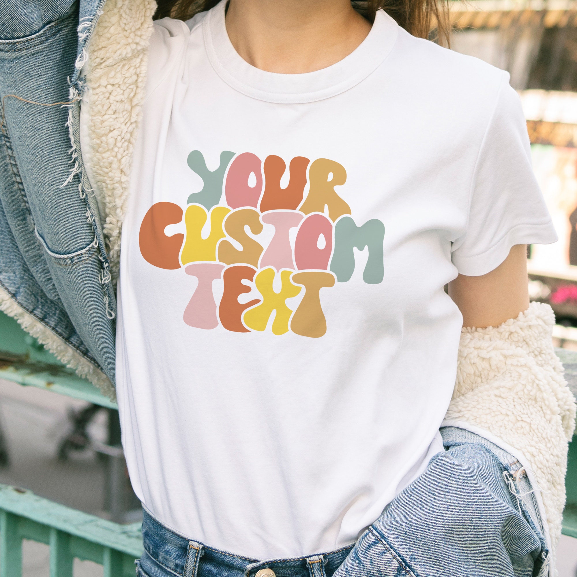 Custom Shirt With Any Text, Personalized Unisex T-shirt, Customized ...