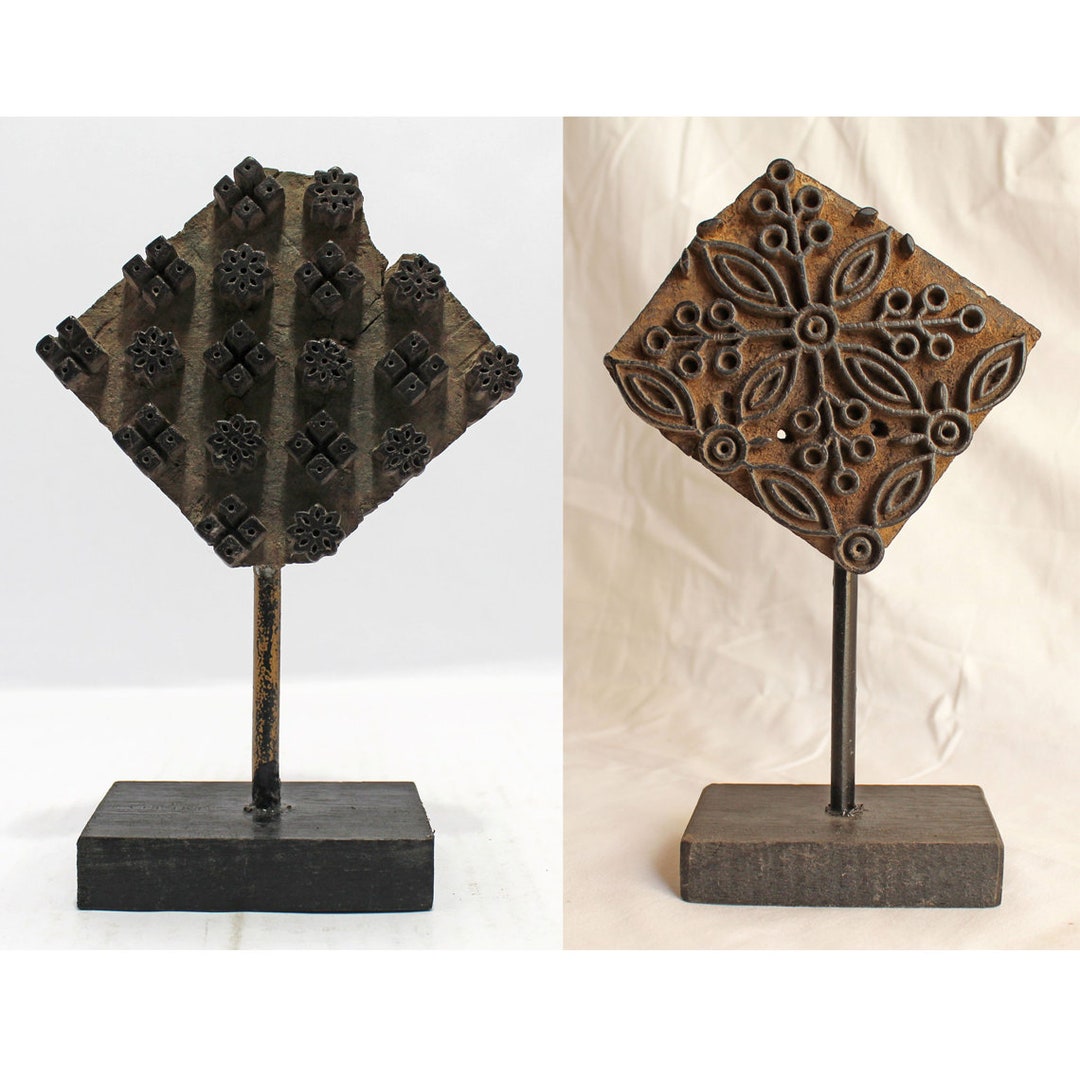 Antique Wooden Carved Printing Block/beautiful Printing - Etsy