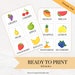 Flashcards Fruit Cards Montessori Flashcards for Teaching Fruits to ...