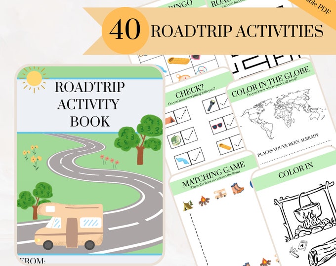 Ultimate Camping Trip Themed Printable Activity Bundle Pack for ...