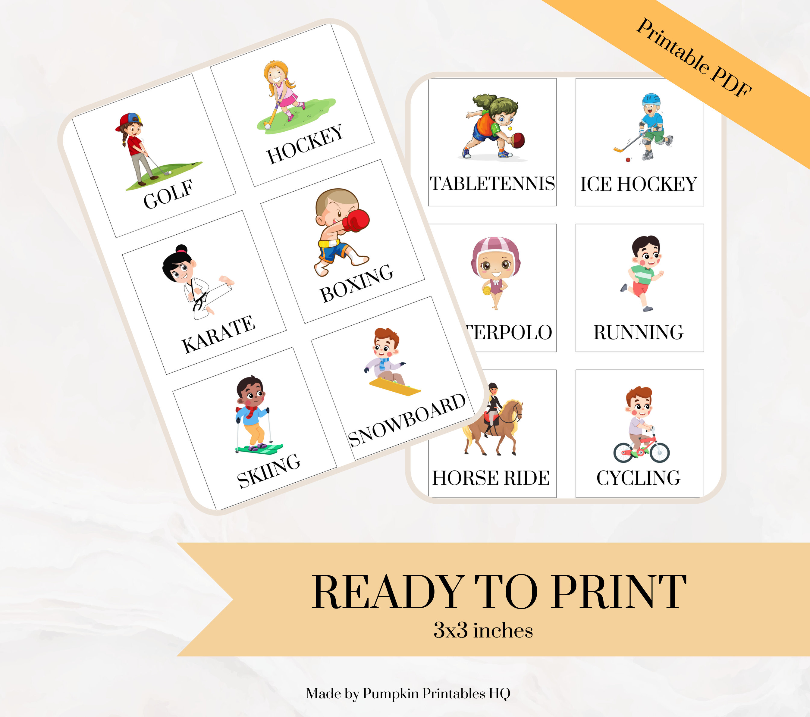Poster Sports Flashcards Sports Educational Poster Montessori Sport ...