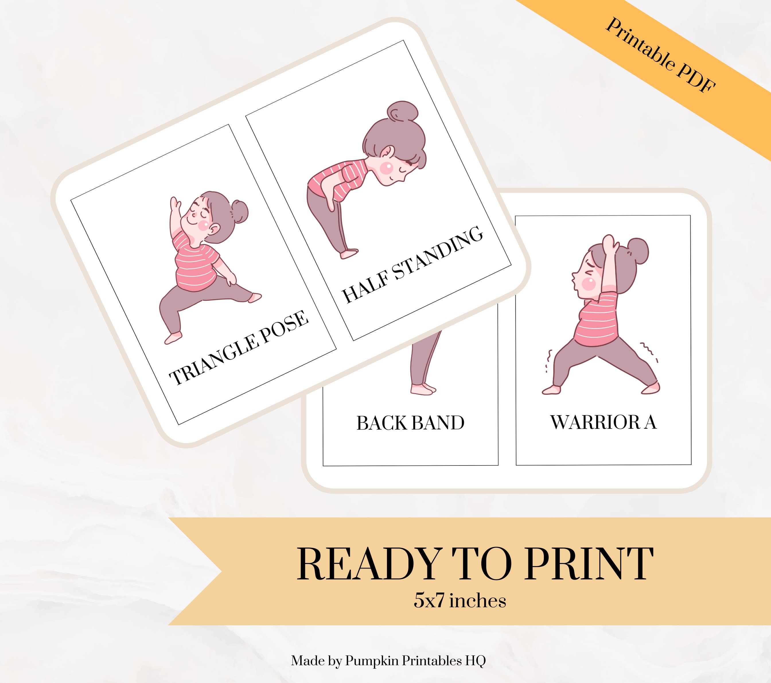 Flashcards Yoga Poses Montessori Flashcards Learning Yoga Poses for ... Flashcards Yoga Poses Montessori Flashcards Learning Yoga Poses for ...