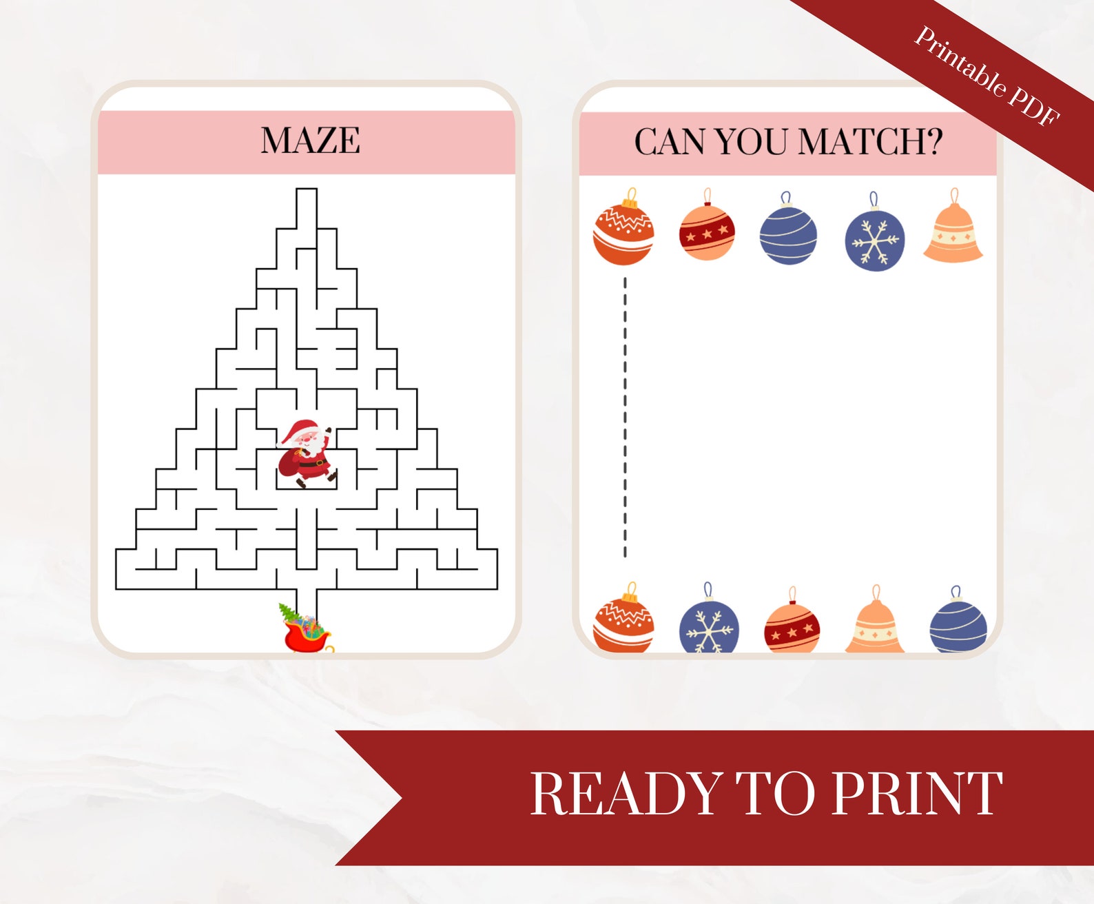 Christmas Activity Book Christmas Activities for Kids Christmas Busy ...