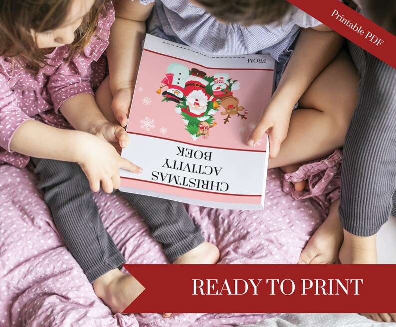 Christmas Activity Book Christmas Activities for Kids Christmas Busy ...