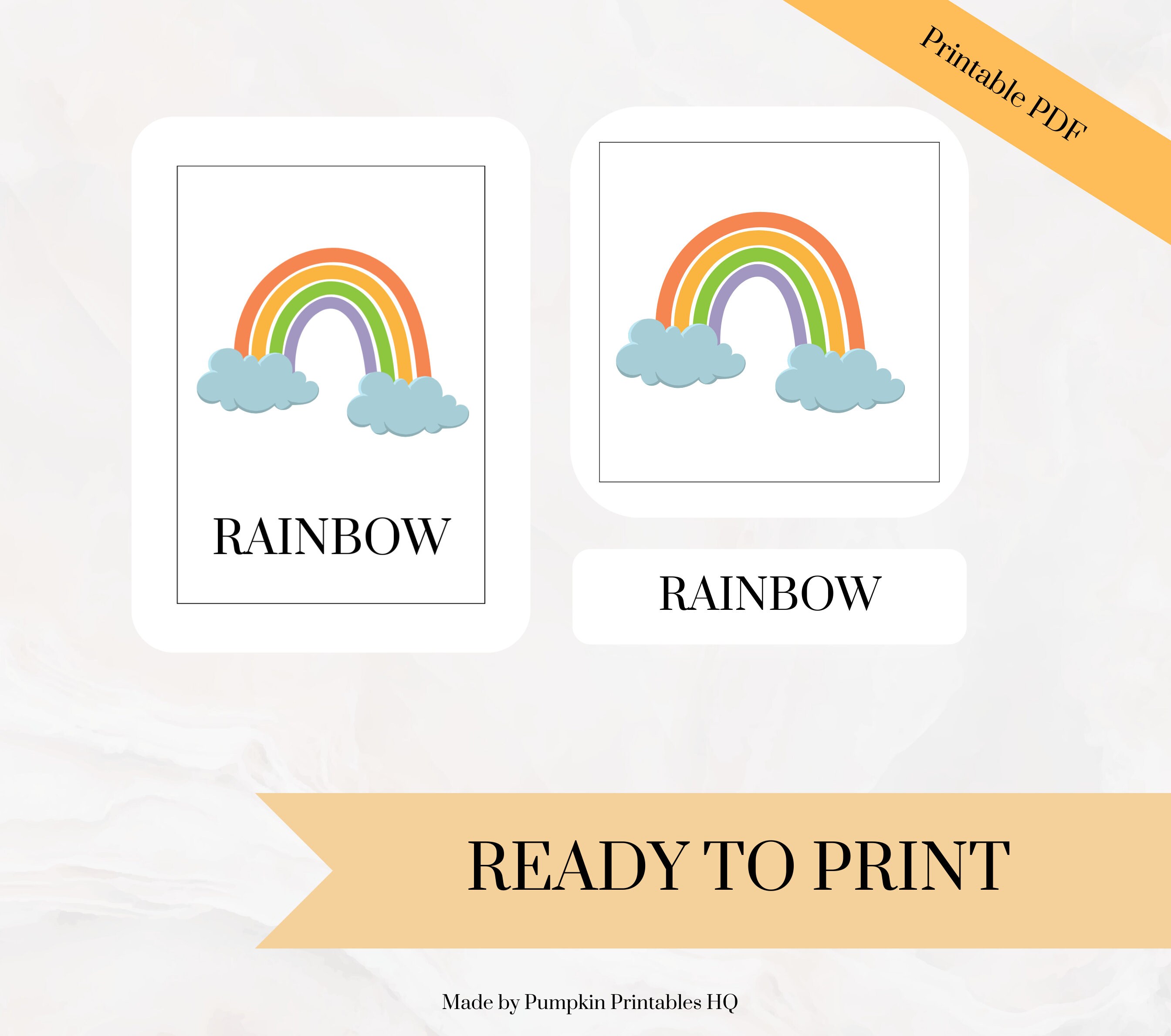 Flashcards Weather Montessori Flashcards to Learn Weather Pre-school ...