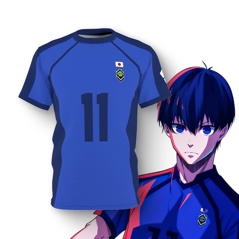 Blue Lock Sport Trikot, Yoichi Isagi Football Club Fußball Trikot ...