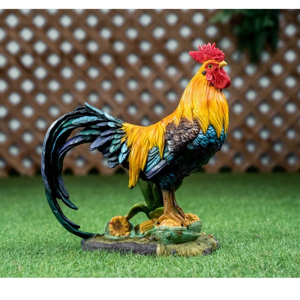 Rooster Statue - Etsy