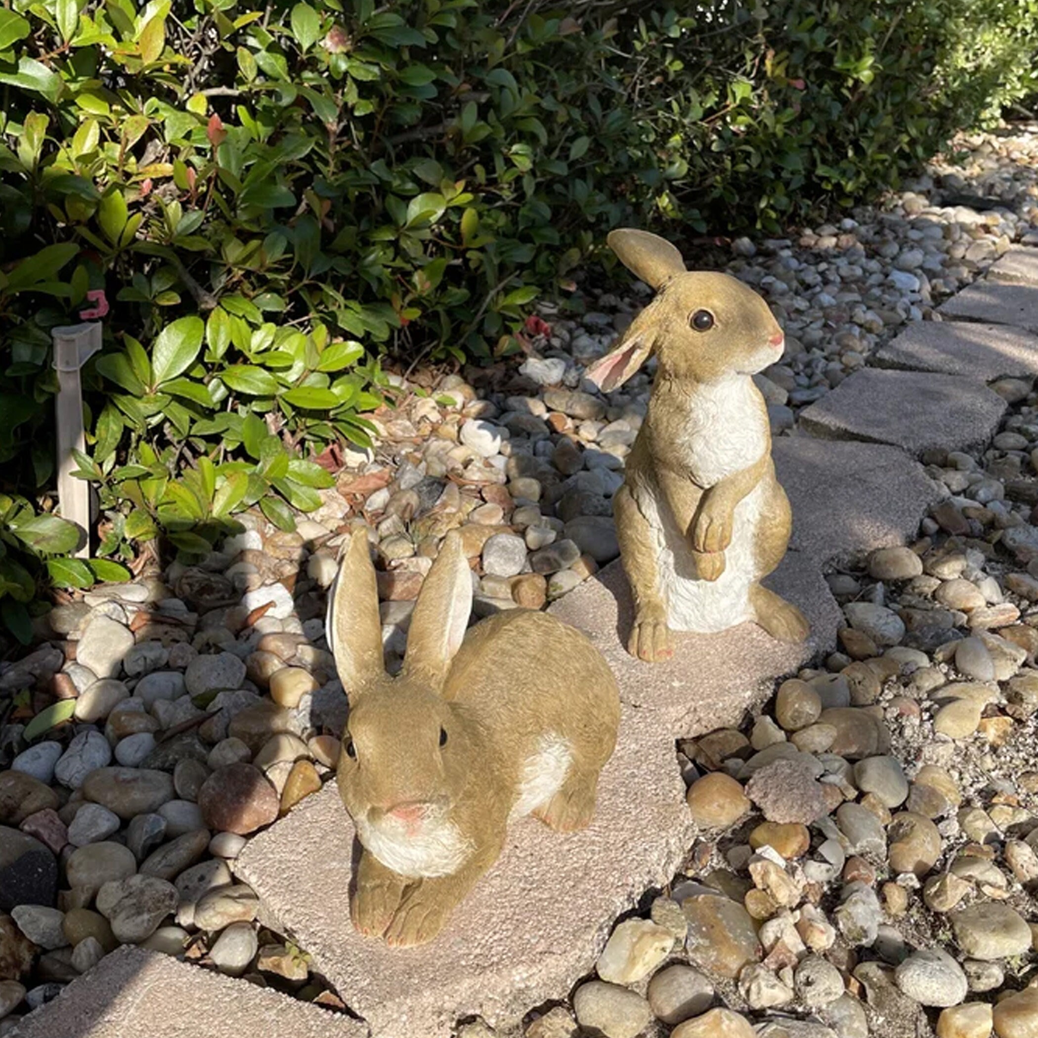 The Bunny Standing Garden Rabbit Statue Rabbit Statue - Etsy