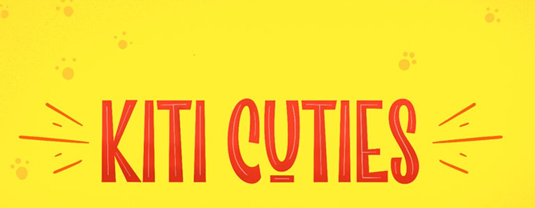 Kiti Cuties Round Font Script Font Basic Font - Etsy