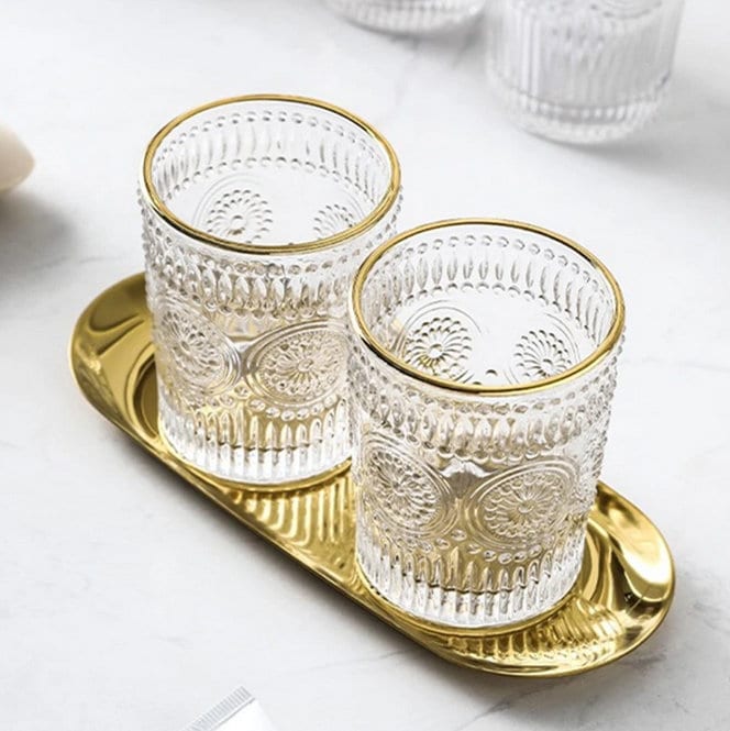 Bathroom Tumblers Glass Tooth Mug Washing Cup Personality Bathroom Set ...