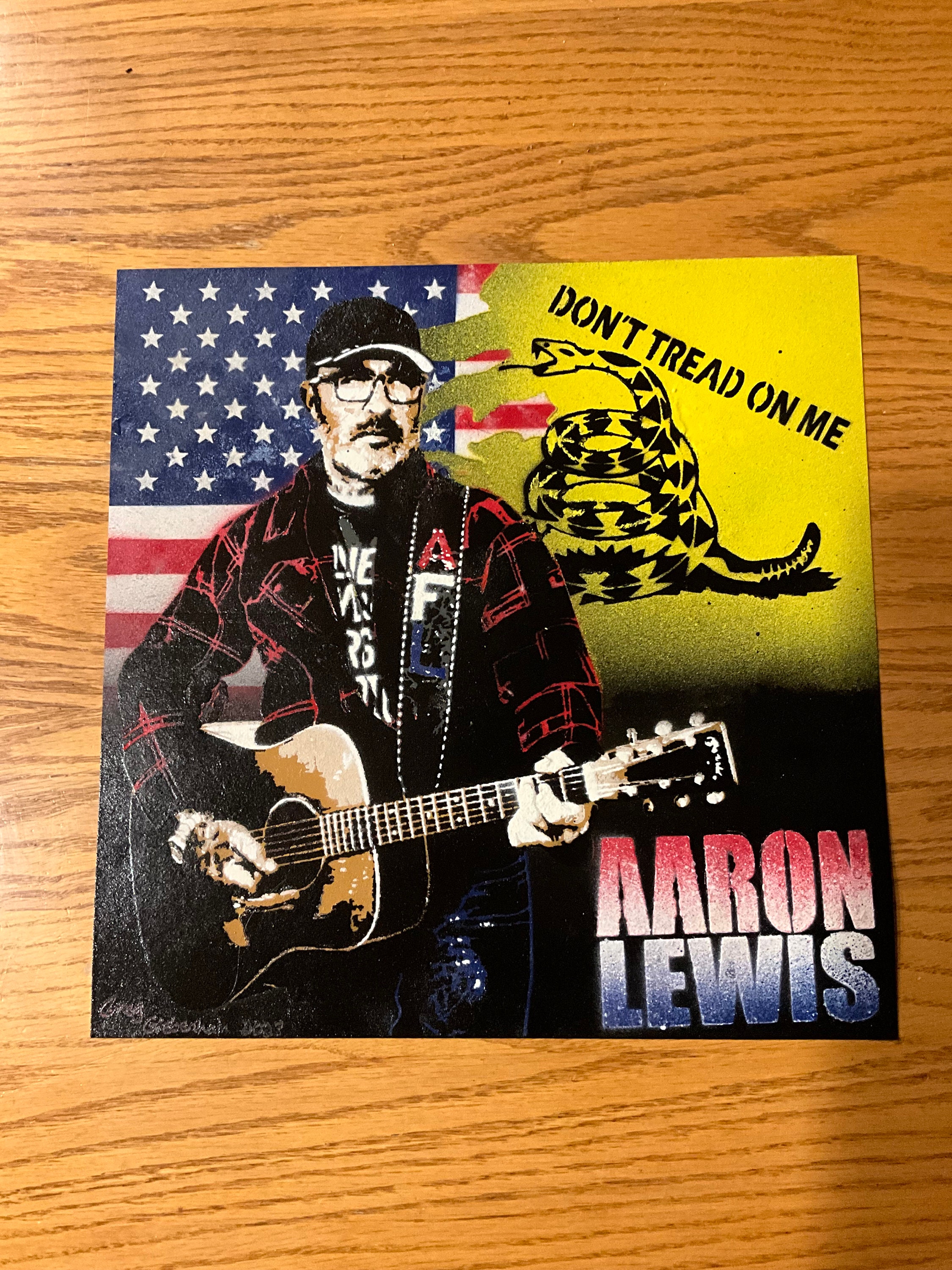 Aaron Lewis Spray Painting Glow in the Dark Art - Etsy