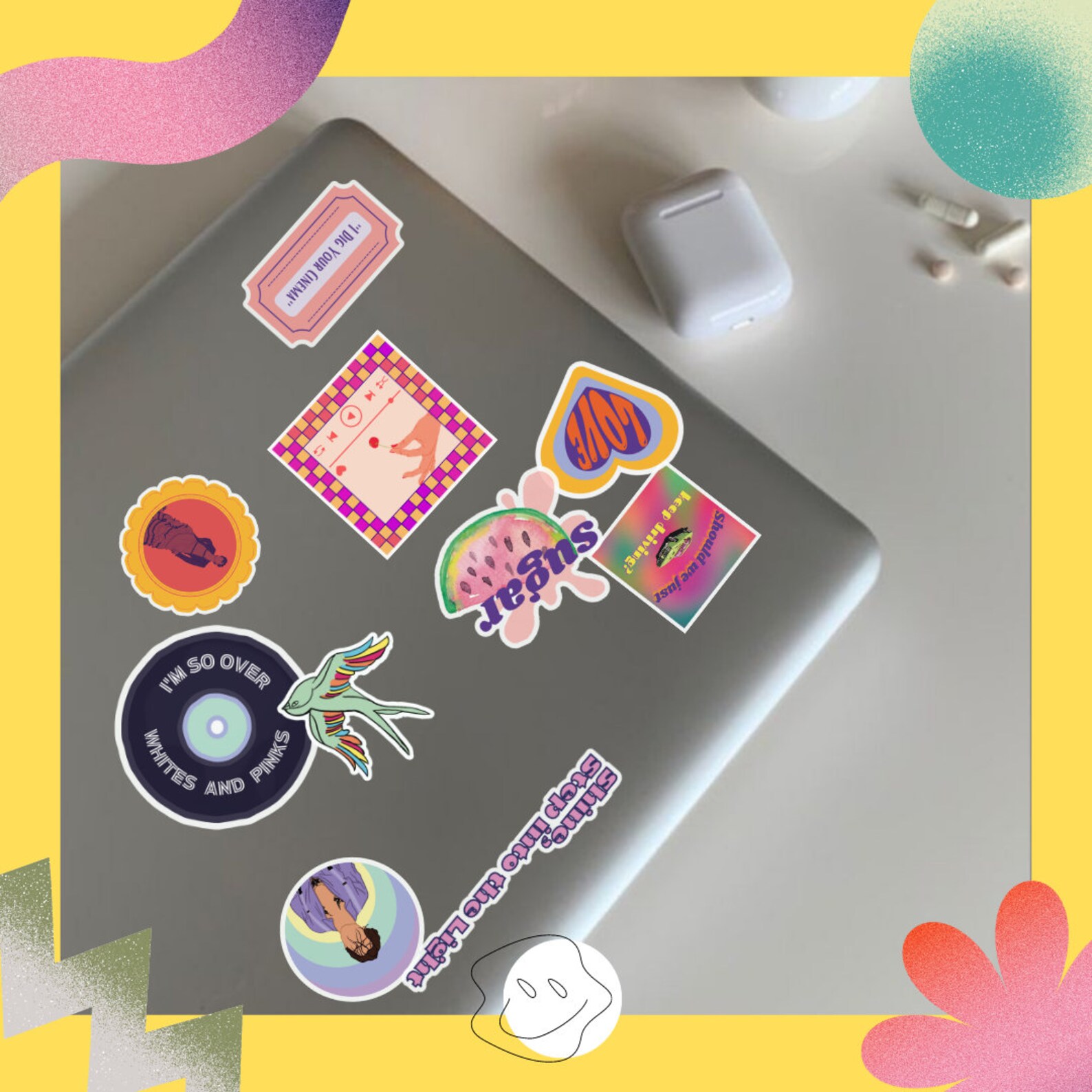 Printable Sticker, Harry Styles Sticker, Laptop Sticker, Digital ...