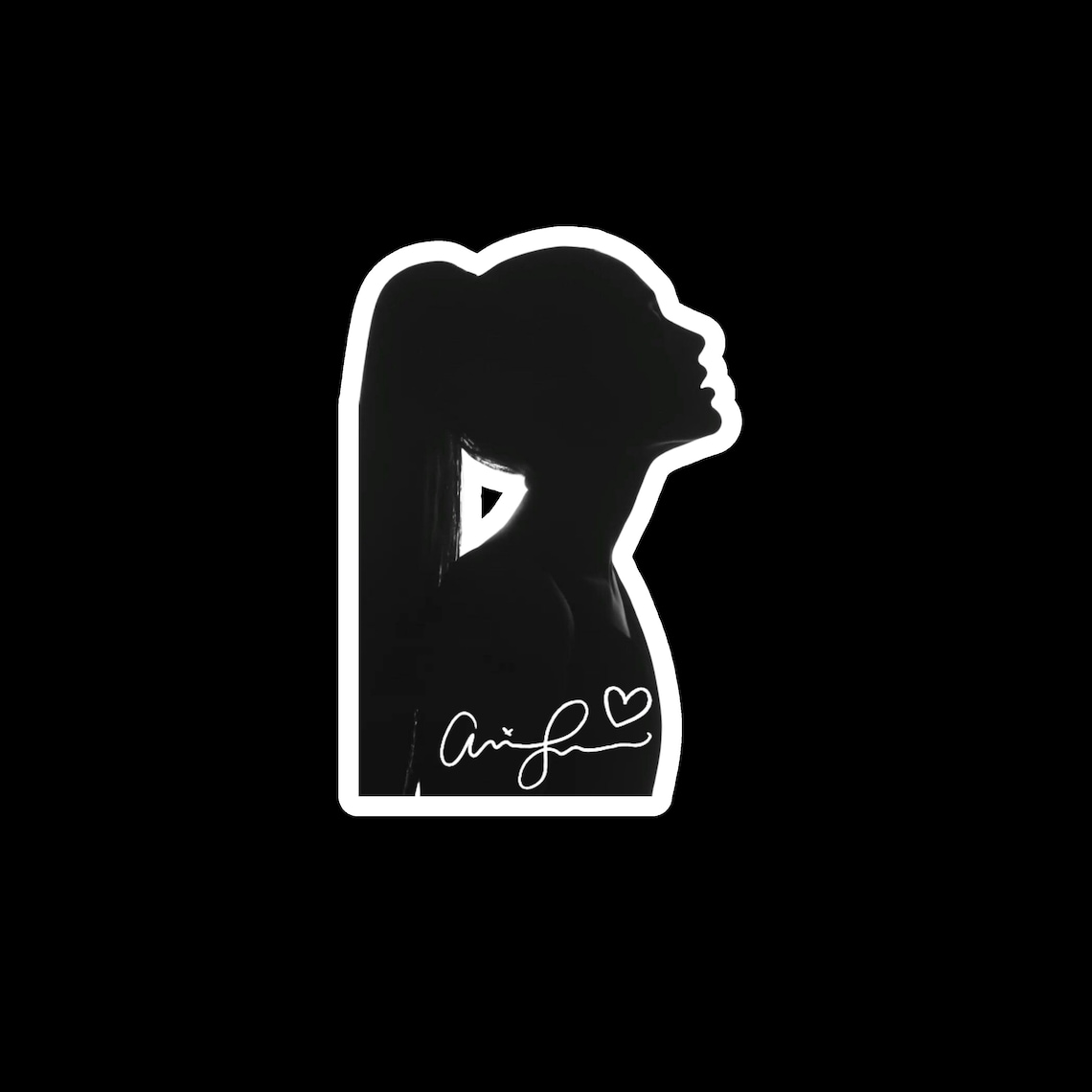 Ariana Grande Sticker, Ariana Grande Svg,laptop Sticker,sticker Pack ...